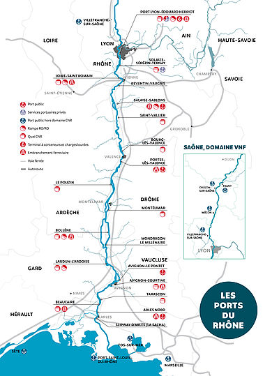 Un port ouvert sur l'Europe et le monde - CNR - Port de Lyon